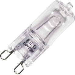 Eiko 00322 JCD130V40WG9 40W G9 Clear Halogen Looped Pin Base 130V ...