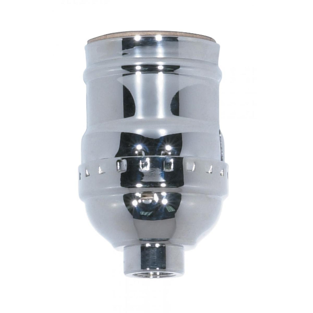 Satco 80-1029 Short Keyless Socket 1/8 IPS 3 Piece Stamped Solid Brass ...