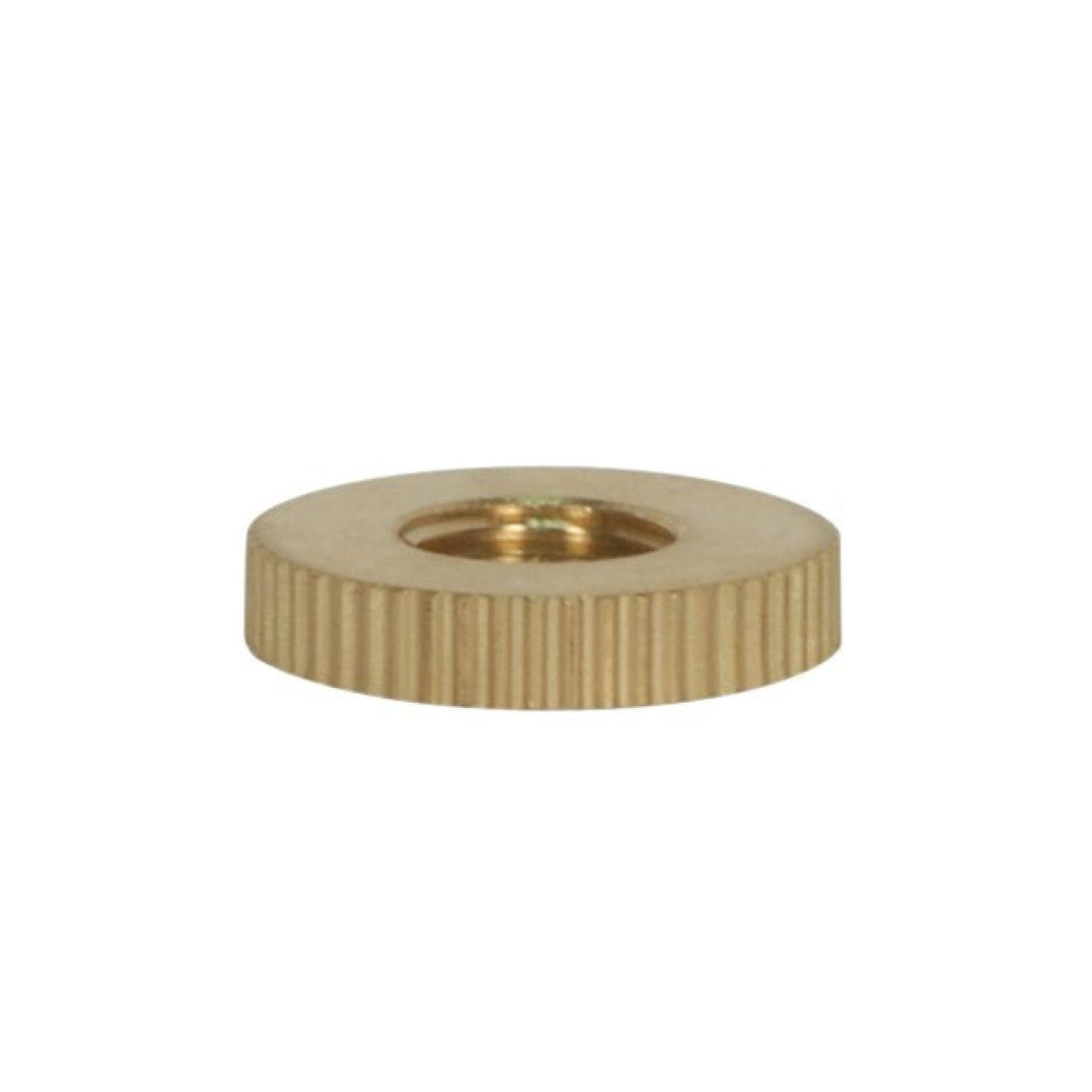 Satco 90-2438 Knurl Solid Brass Check Ring 1/8 IP Tapped 3/4" Diameter ...
